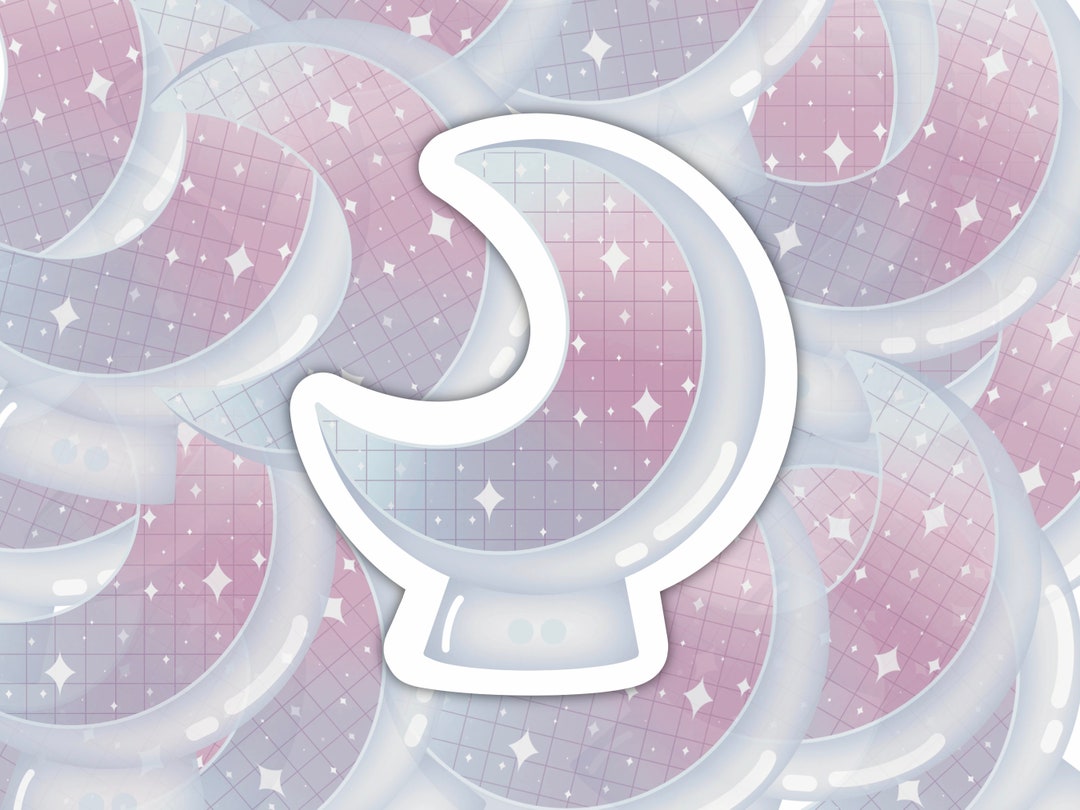 Moon Lamp Shade Moon Lamp Colors Moon Sticker Moon Sticker - Etsy