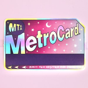 Metrocard Art, New York Sticker, New York City Gifts, New York City ...