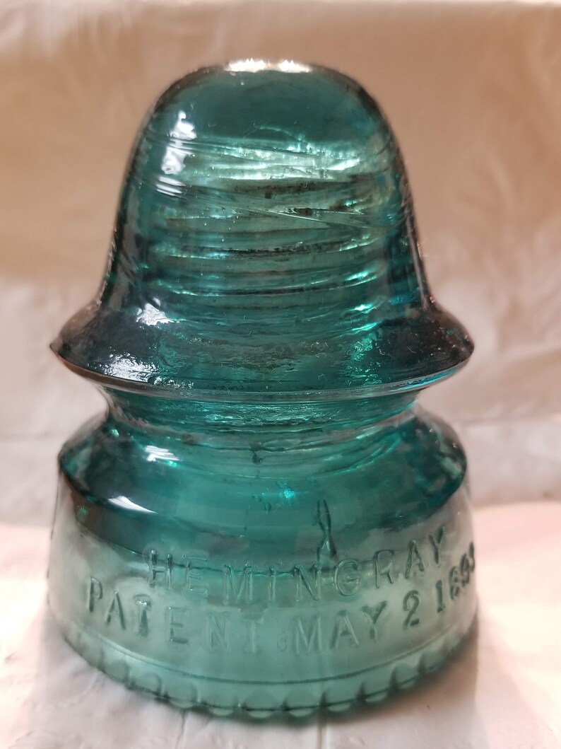 Antique Glass Electrical Insulator - Etsy