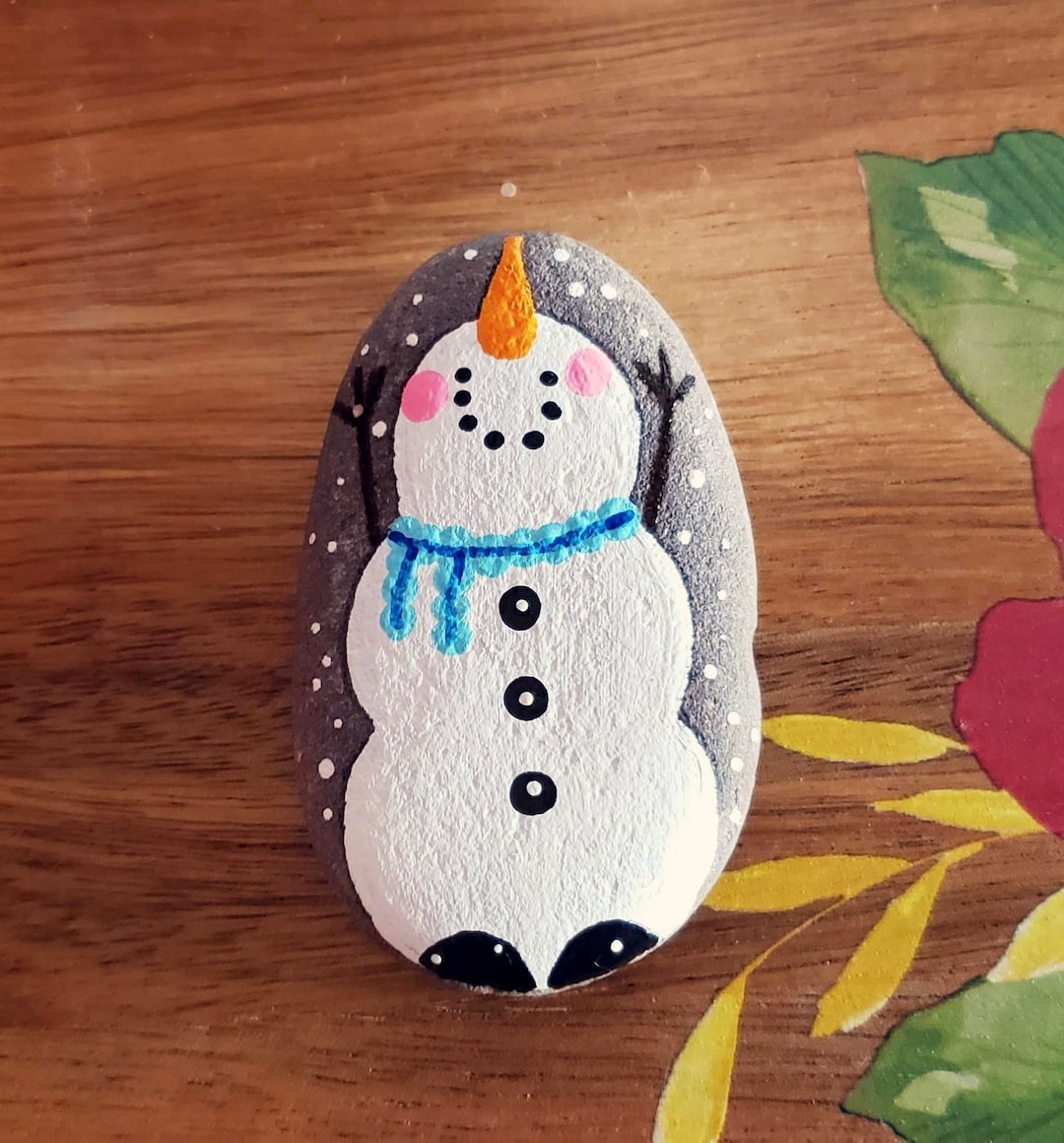 Snowman Rock - Etsy