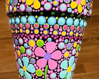 Ford Dot Art Flower Pot - Etsy