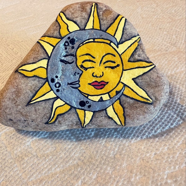 Sun Painted Rock - Etsy
