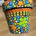Dot Art Flower Pot - Etsy