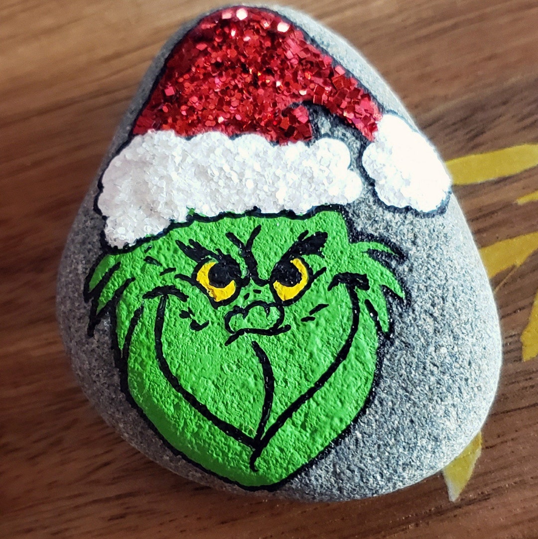 Grinch Rock - Etsy