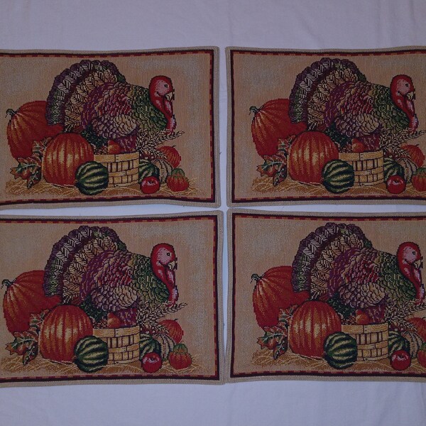 Turkey Placemats - Etsy