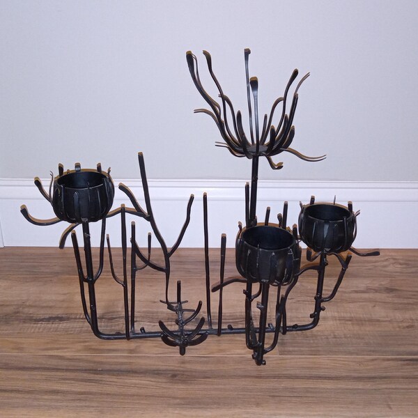 Hand Forged Candelabra - Etsy