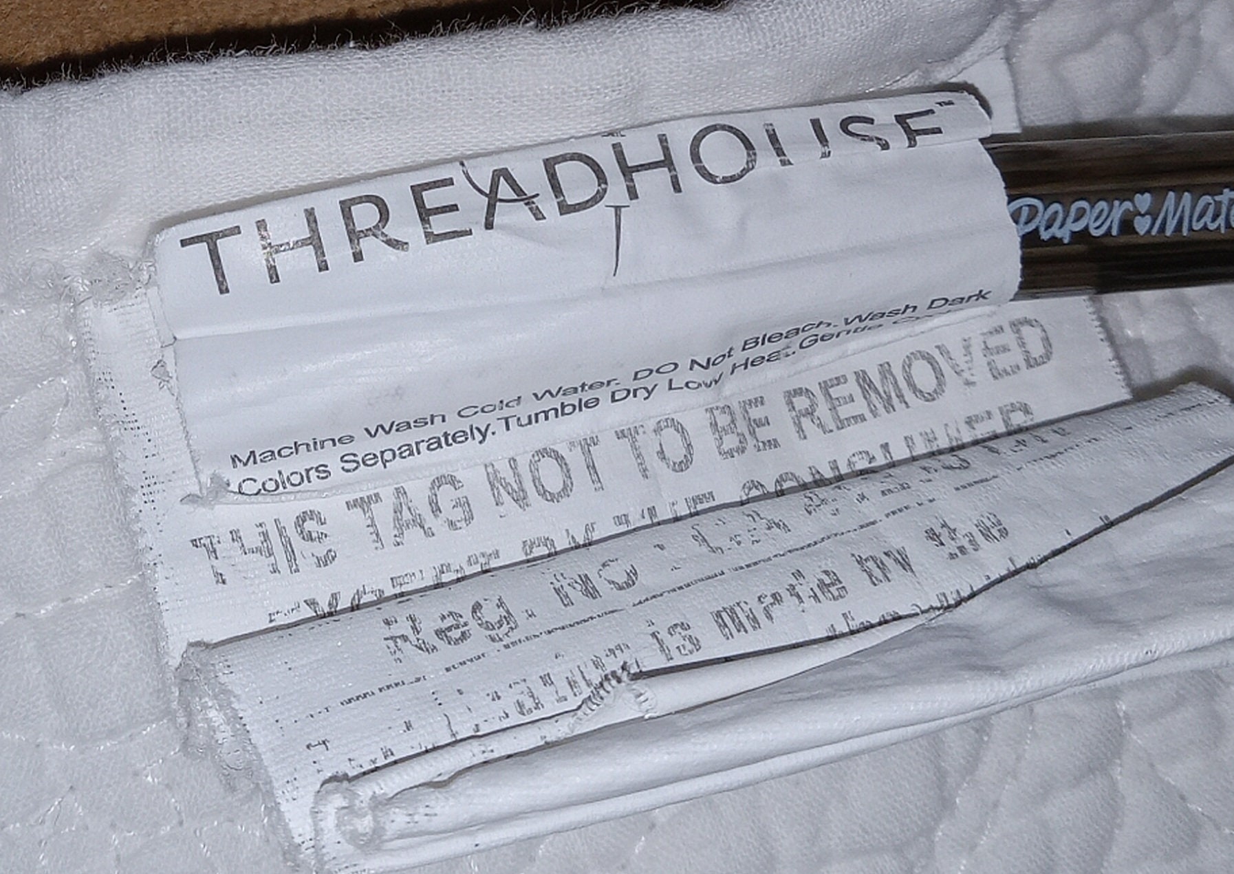 Vintage 3 Piece THREAD HOUSE White Quilted Matelasse Full / Queen Bed ...