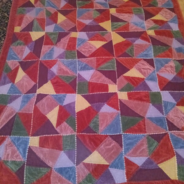 Velvet Patchwork - Etsy