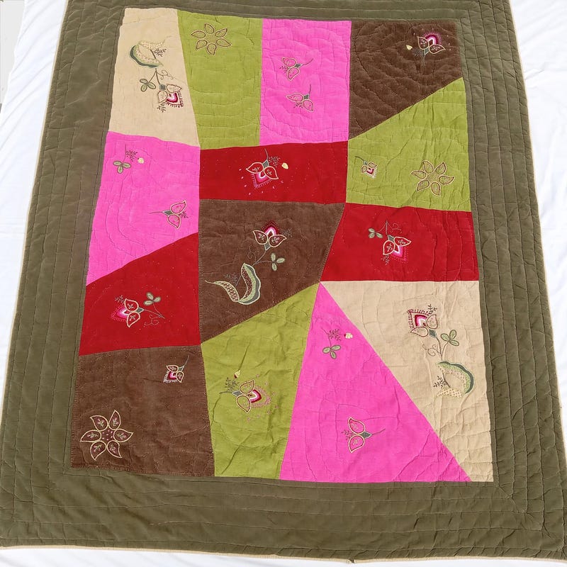 Vintage Pottery Barn Floral Quilts - Etsy