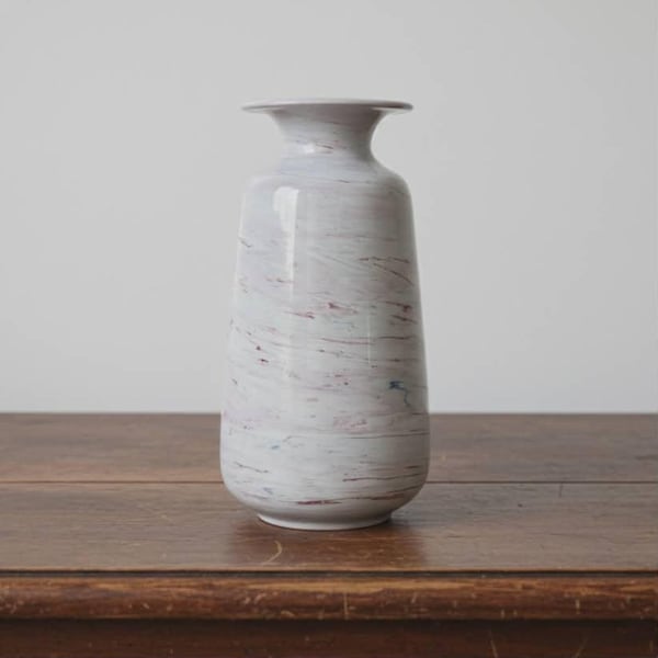 Vintage Mcm Marble Vase - Etsy