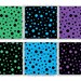 Bright Colorful Dots Digital Set, 24 JPGS, Seamless, Birthday Party ...