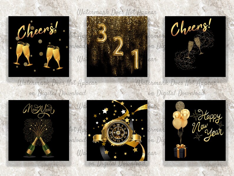 2023 New Years Clip Art Set, Celebration 2023 Digital, Instant Download ...