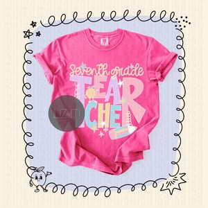 Grade Teacher PNG Bundle, Back to School, Sublimation, Colorful Pastel ...