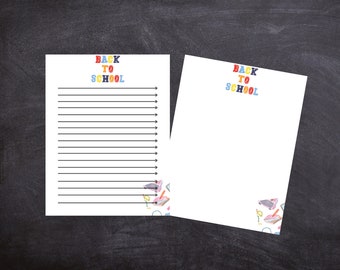 Teacher Printable Stationary 8.5x11/instant Download - Etsy