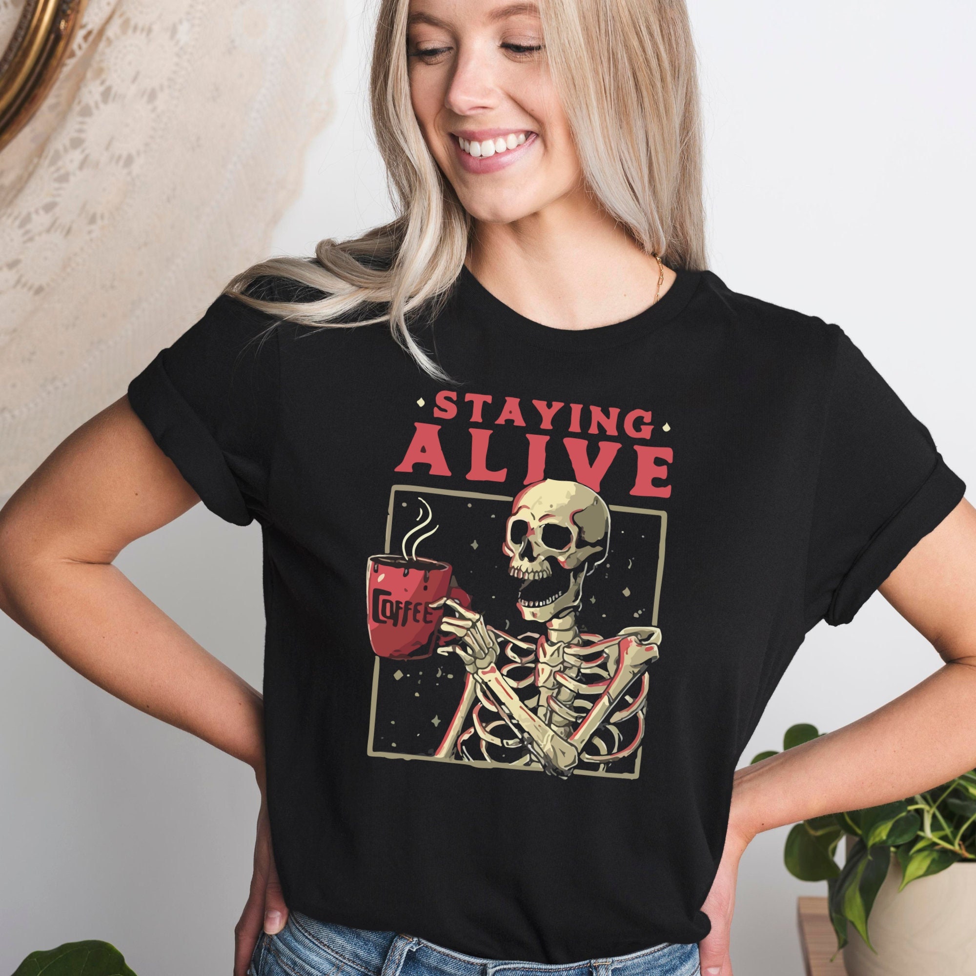 Staying alive skeleton - Explore the latest unique design ideas by artists
