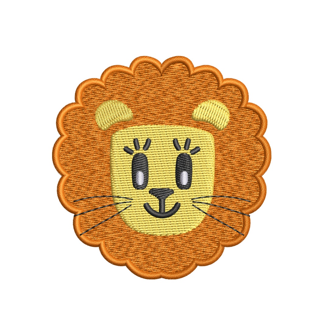 Lion Embroidery Design Cute Baby Lion Machine Embroidery Pattern Lion ...