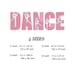 Dance Lettering Embroidery Design, Ballet Dancer Ballerina Machine ...