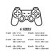 Game Controller Embroidery Design, Gaming Motiv Machine Embroidery File ...