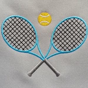 Tennis Racket Emrboidery Design, Sport Ball Machine Embroidery, Instant ...