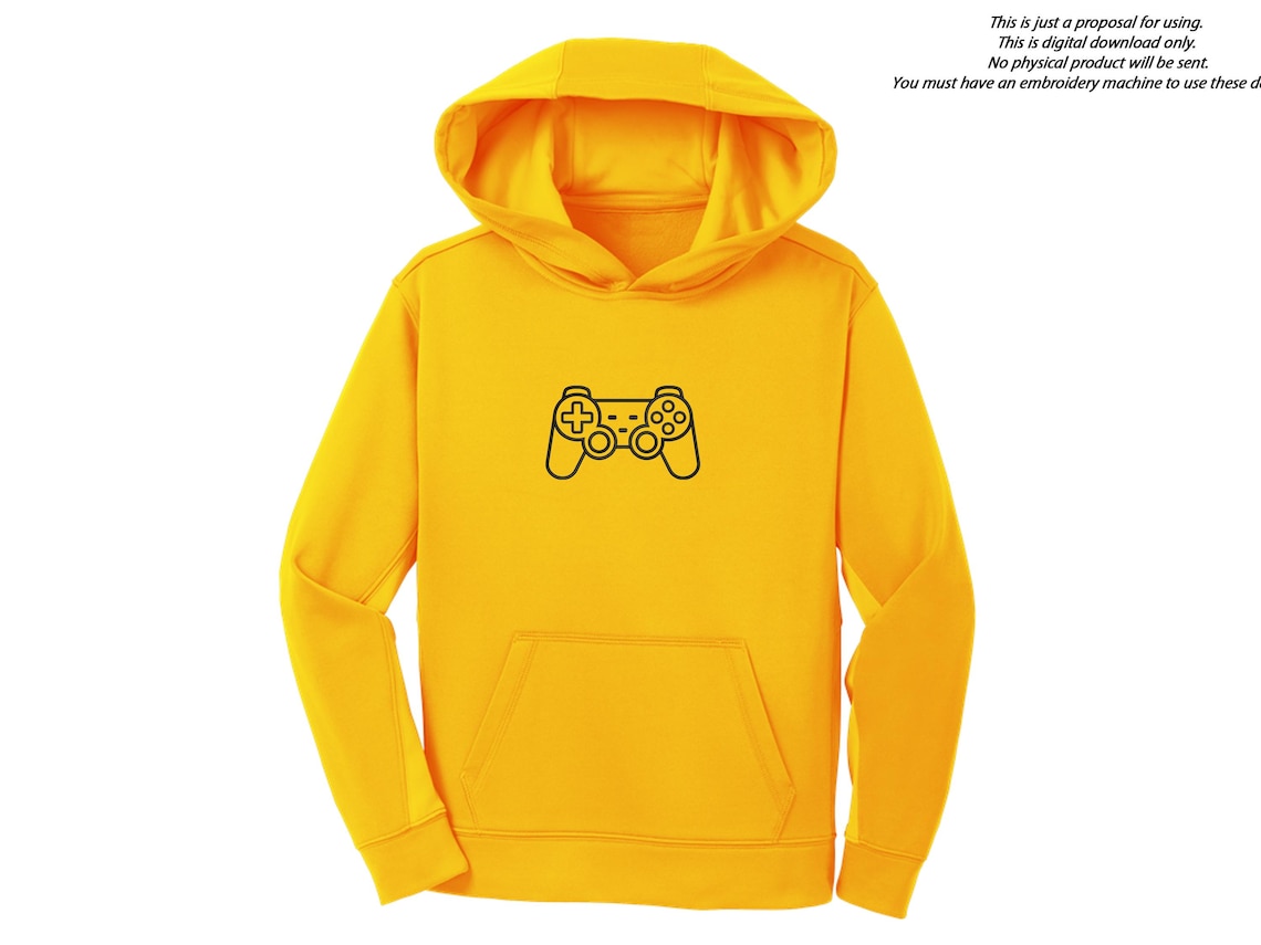 Game Controller Embroidery Design, Gaming Motiv Machine Embroidery File ...