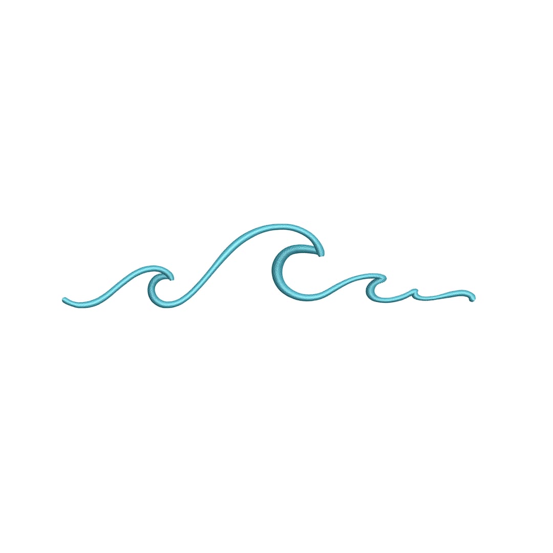 Sea Wave Embroidery Design, Ocean Wave Embroidery, Surf Embroidery ...