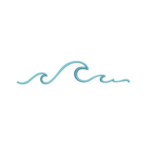 Sea Wave Embroidery Design, Ocean Wave Embroidery, Surf Embroidery ...