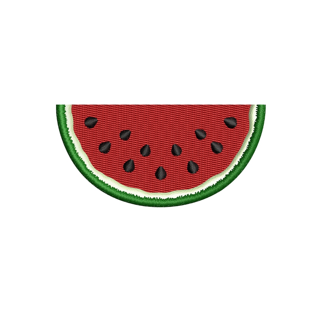Watermelon Embroidery Design Mini Watermelon Machine Embroidery Design ...