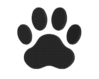 Dog Paw Print Embroidery Design Instant Download - Etsy