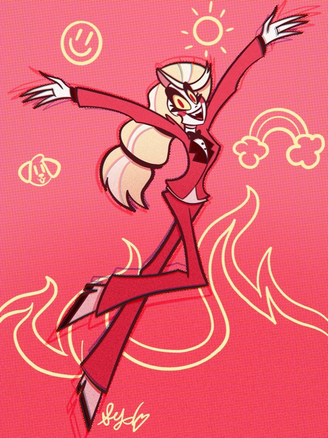 Redesigned Charlie Hazbin Hotel Print/poster - Etsy Australia