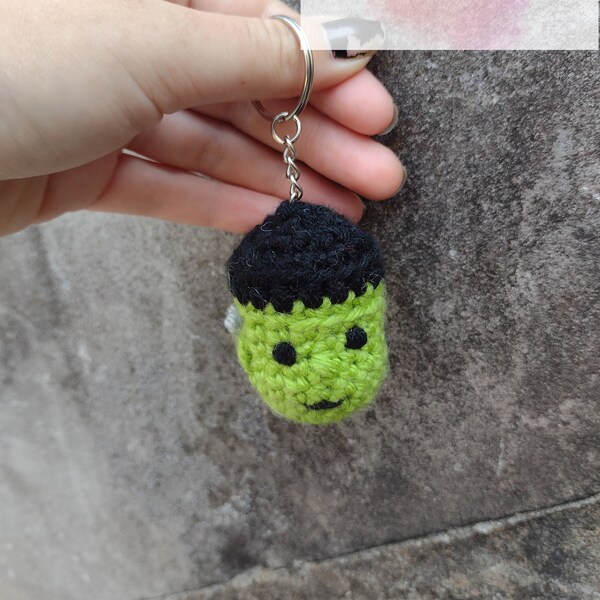 Frankenstein Keychain - Etsy