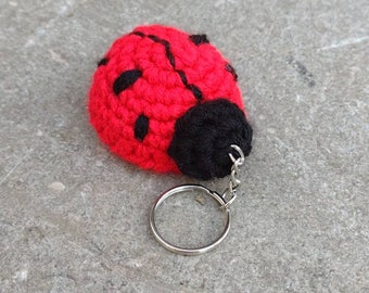 Crochet Keychain Ladybug - Etsy