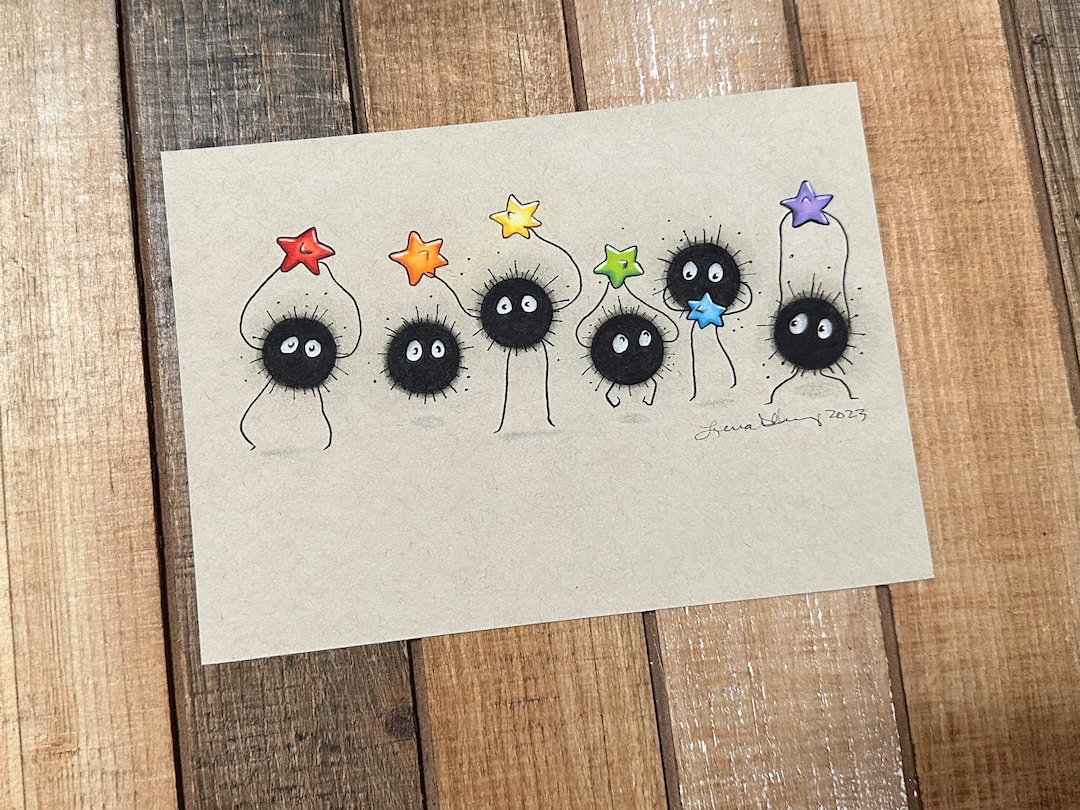 Sprites Rainbow Art Print - Etsy