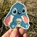 Stitch Inspired Coffee Vinyl Sticker - Etsy