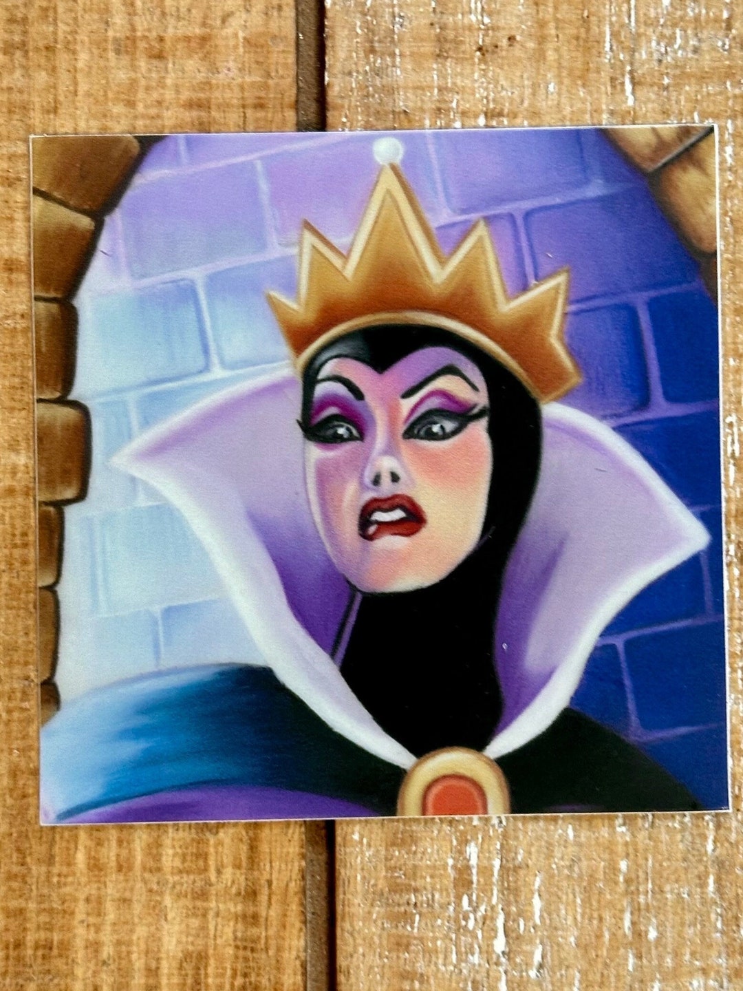Evil Queen Inspired Vinyl Sticker, Colored Pencil Art - Etsy