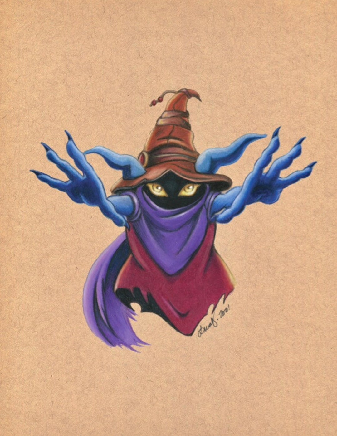 Orko Inspired Art Print, Wizard Print - Etsy