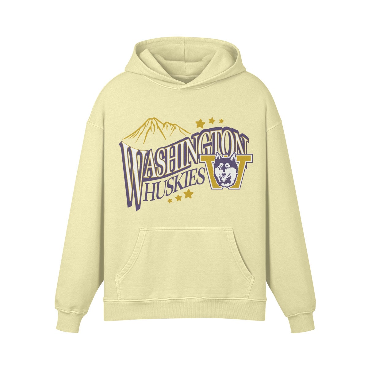 University of Washington Retro Style Hoodie - Etsy