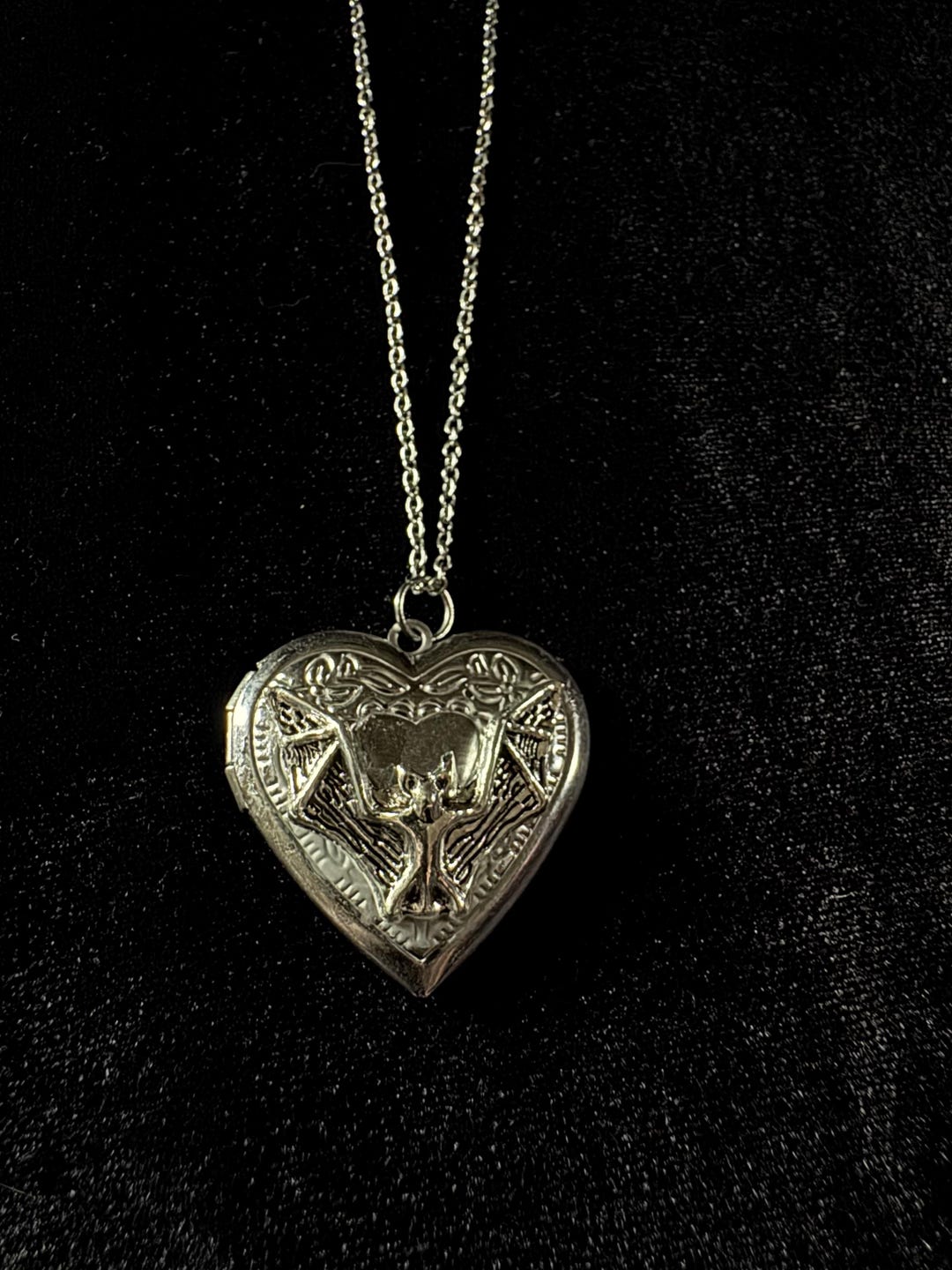 Vampire Locket Necklace | Bone Rosary Inspired Necklace | Taxidermy ...