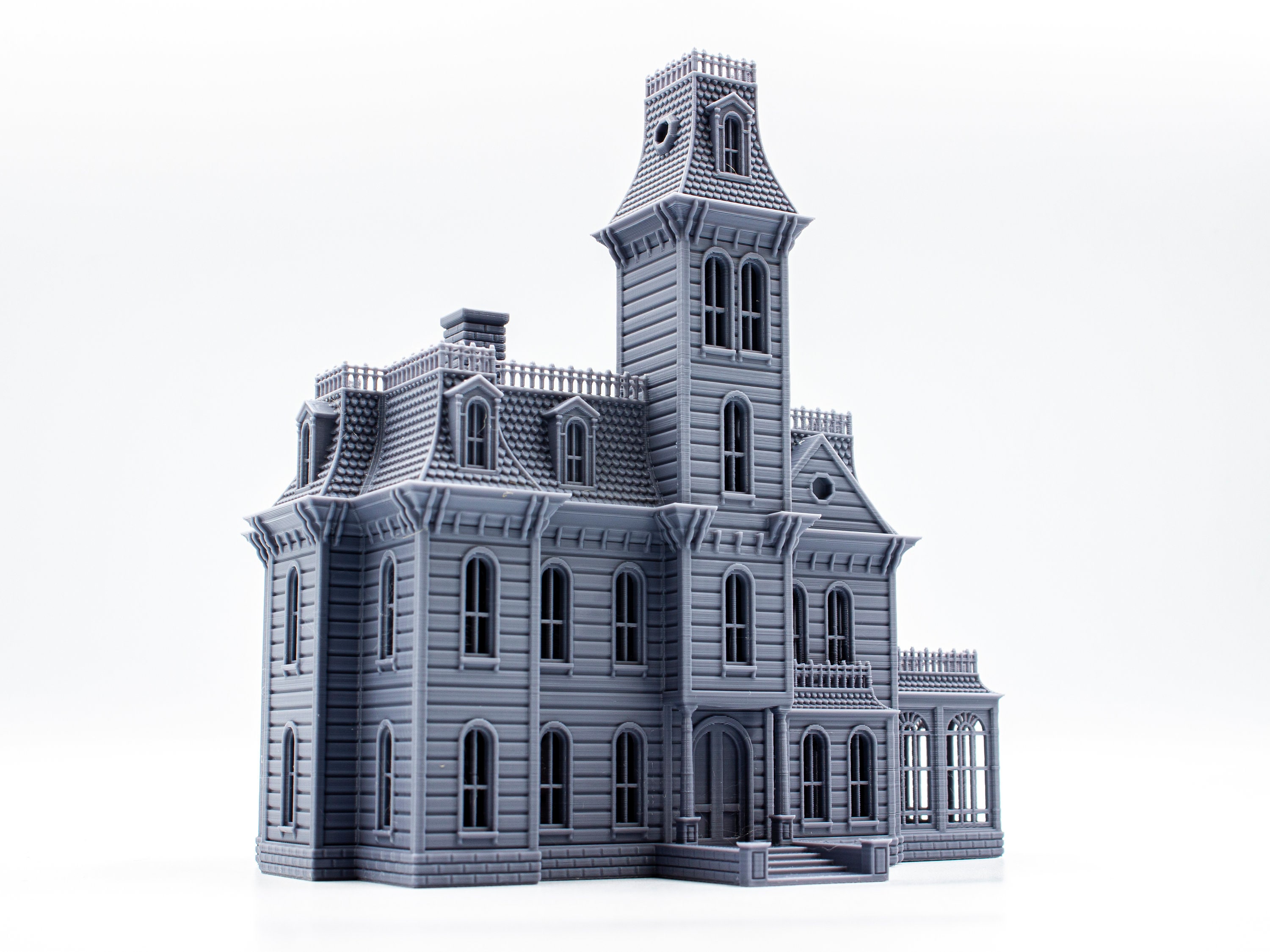 Addams Family House 3d Printed Building Model Paintable - Etsy Australia