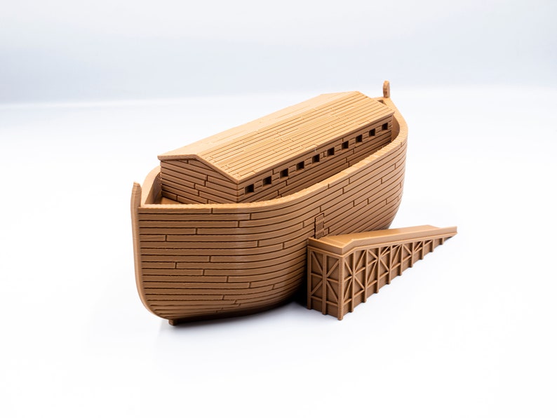 Noah's Ark 3d Printed Ancient Biblical Model - Etsy