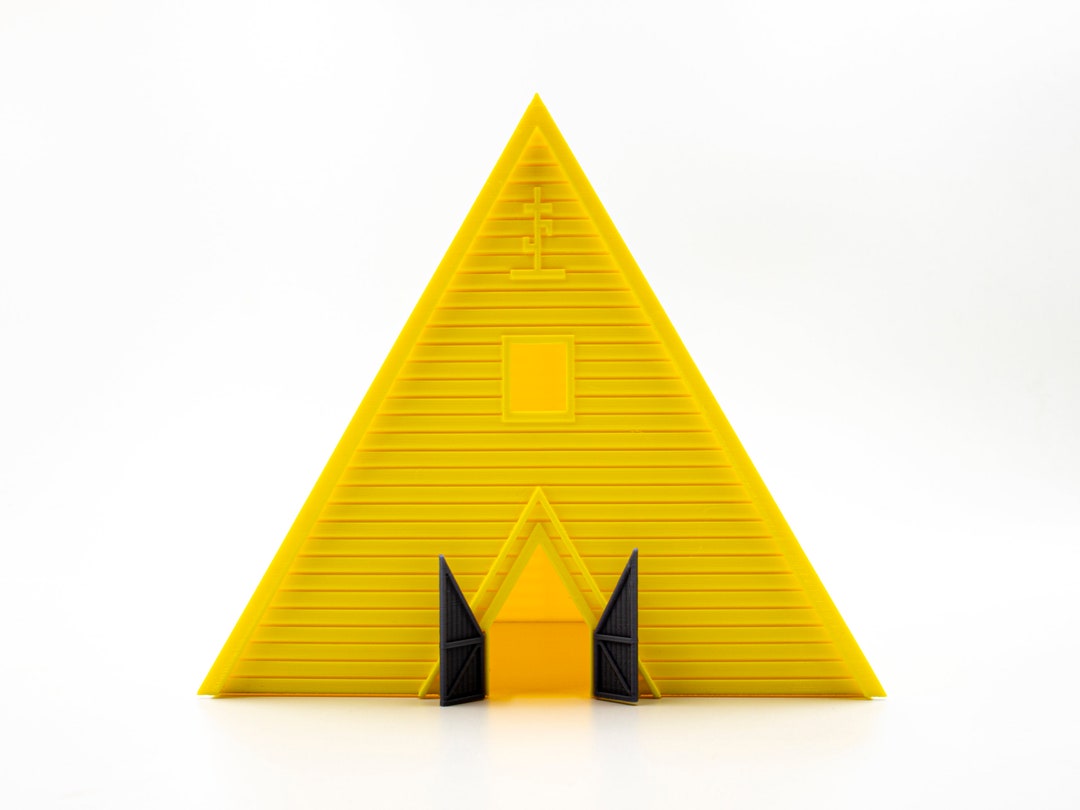 Midsommar Yellow Pyramid Temple 3d Printed Model - Etsy
