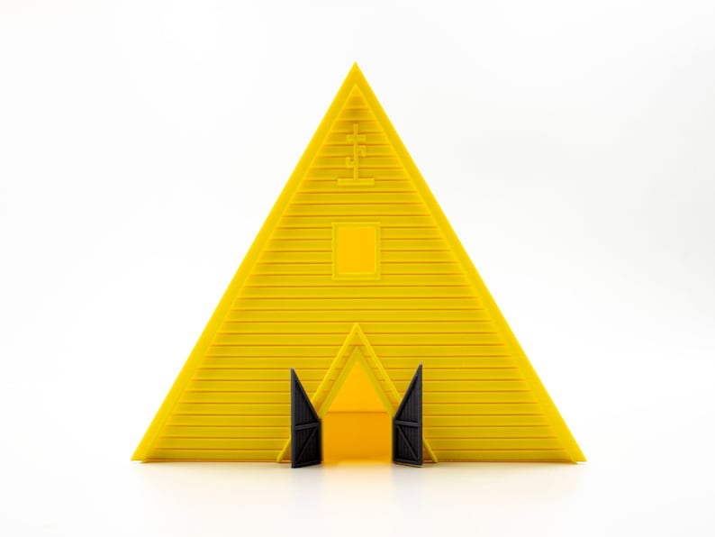 Midsommar Yellow Pyramid Temple 3d Printed Model - Etsy