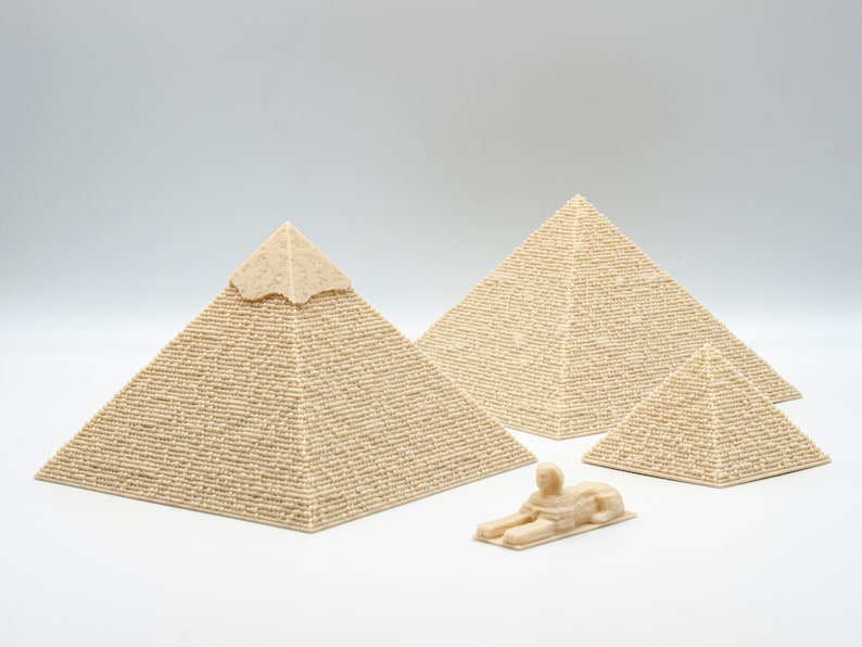 Giza Pyramid Complex Model – Sphinx, Khufu, Khafre, Menkaure - Etsy