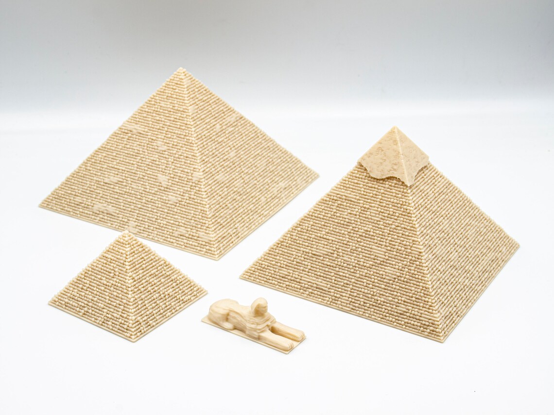 Giza Pyramid Complex Ancient Buildings 3d Printed Model - Etsy