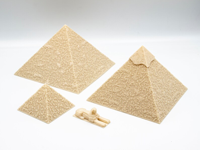 Giza Pyramid Complex Model – Sphinx, Khufu, Khafre, Menkaure - Etsy