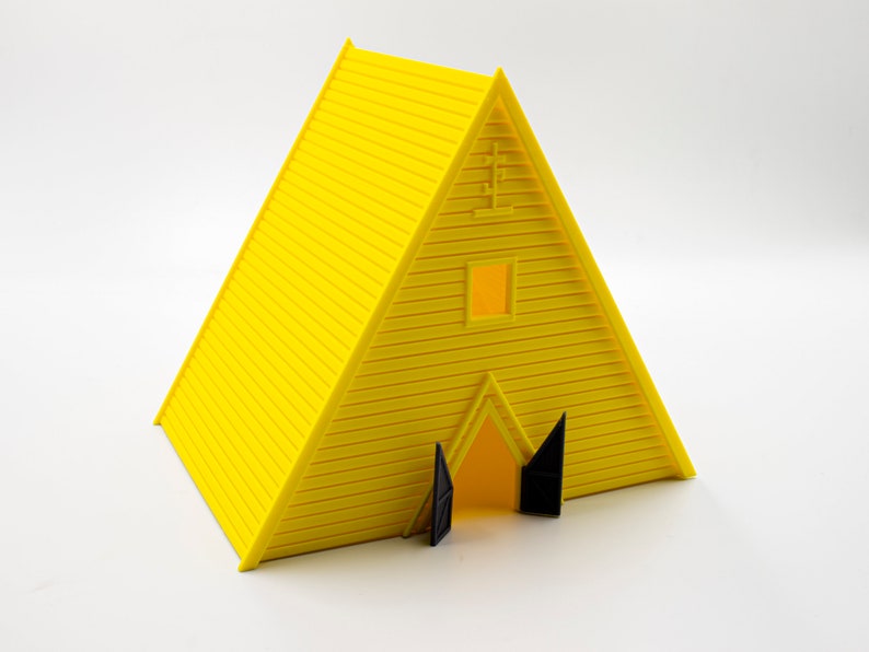 Midsommar Yellow Pyramid Temple 3d Printed Model - Etsy