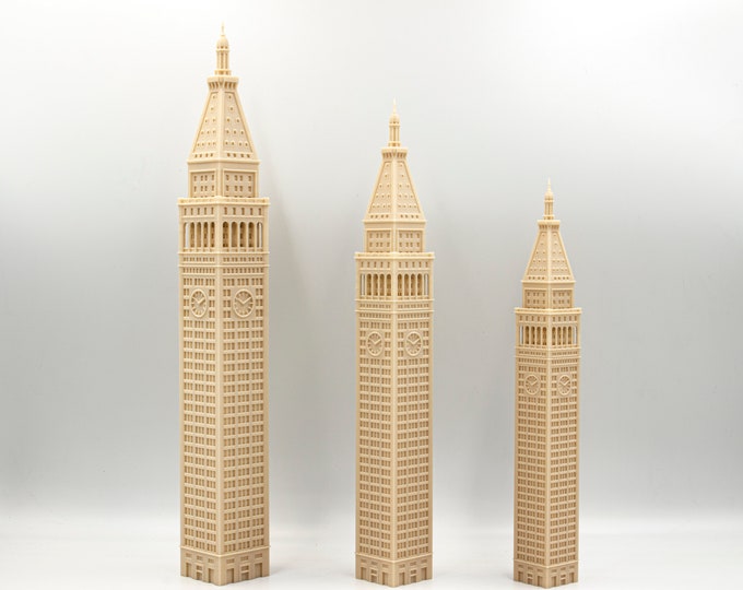 Metlife Building Tower 3d Printed Architectural Model - Miniature Scale ...