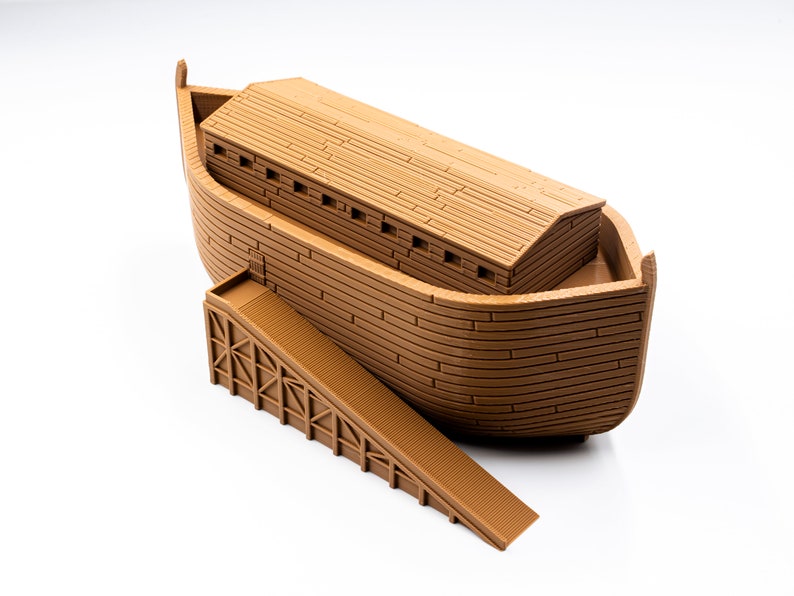 Noah's Ark 3d Printed Ancient Biblical Model - Etsy