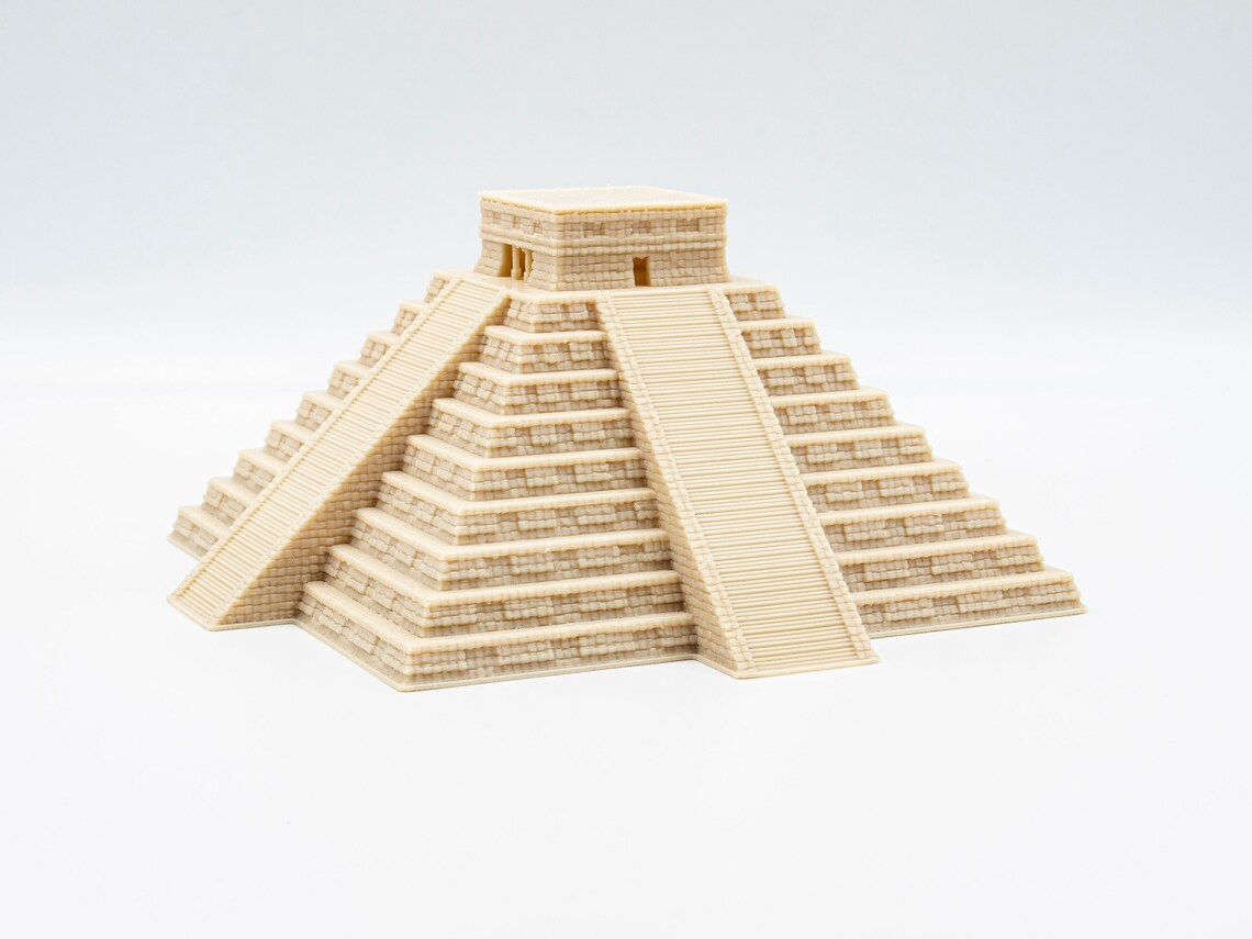 Chichen Itza Mayan Pyramid Temple of Kukulcan 3d Printed - Etsy