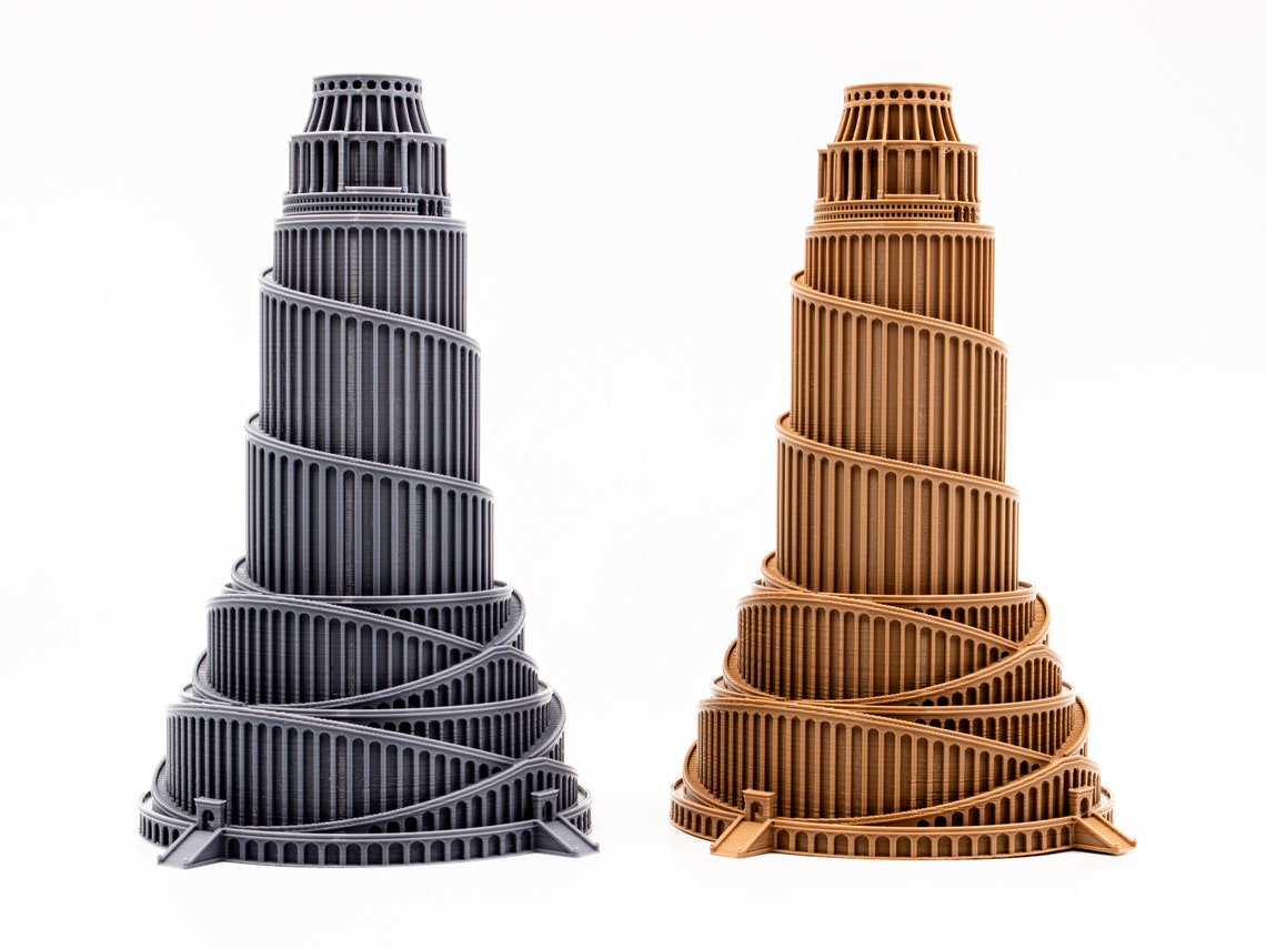Tower of Babel Ancient Building 3d Printed Model Babylon - Etsy