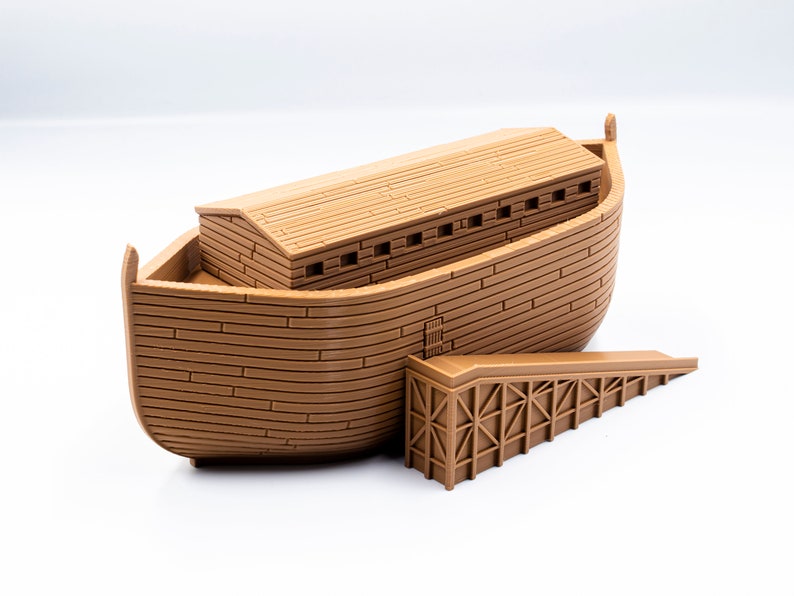 Noahs Ark 3d Printed Ancient Biblical Model - Etsy